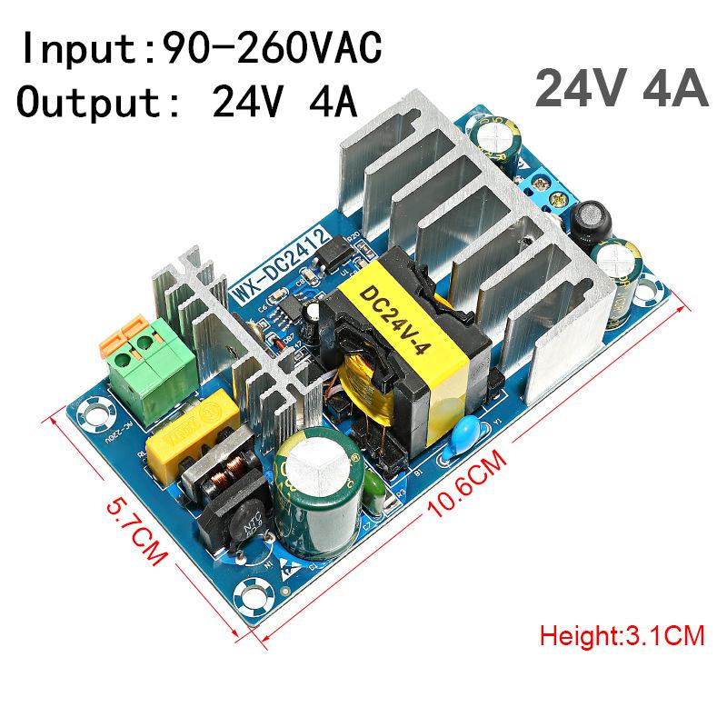 RIEZ DC 24V 4A Power Supply Module Input voltage 90-260vac switching ...