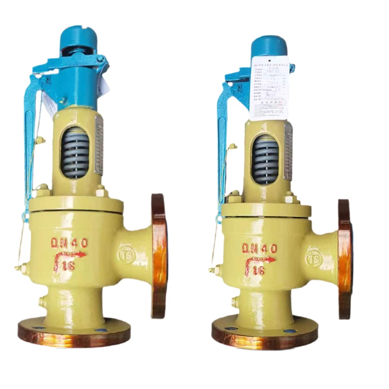 A48Y-16/25/40/64C Lite steam cast steel flange safety valve gas storage tank boiler full opening ...