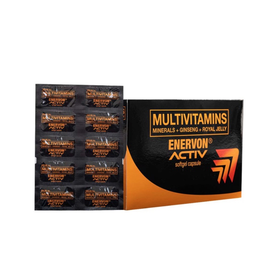 Enervon Activ Multivitamins + Minerals + Ginseng + Royal Jelly (10 ...