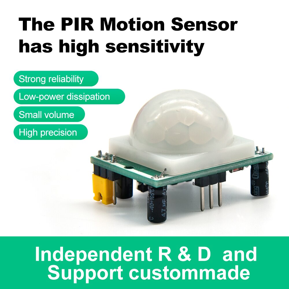 Keyestudio HC-SR501 IR Pyroelectric Infrared PIR Motion Sensor Detector ...