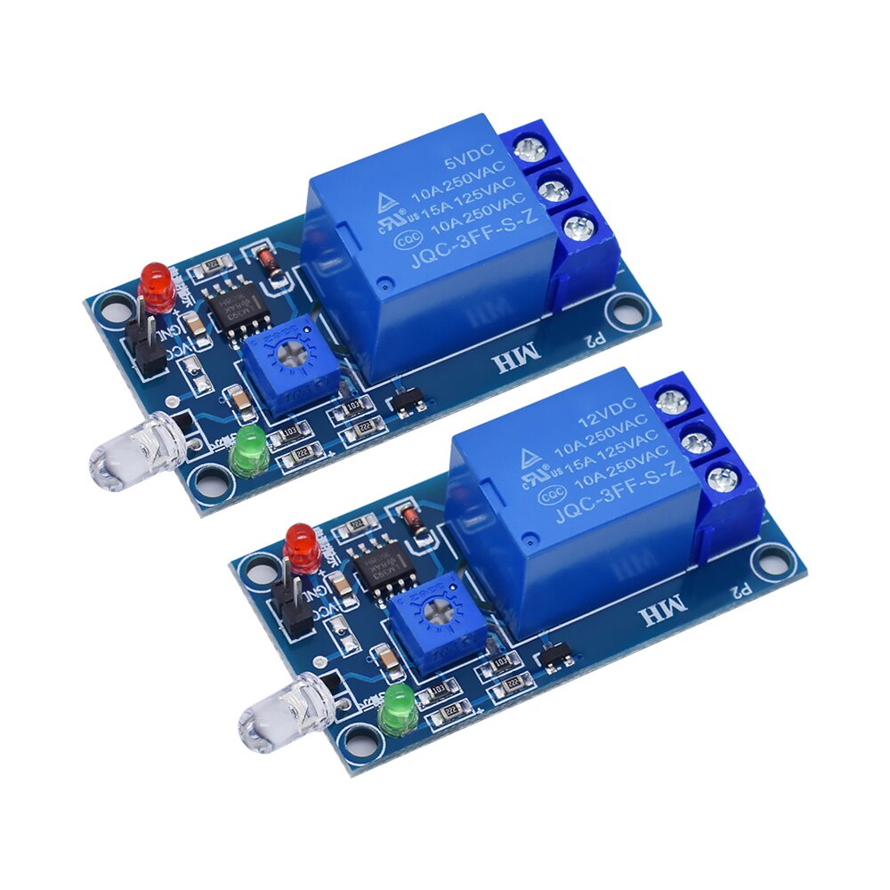 Photosensitive diode module 5V 12V Relay module in optical switch light ...