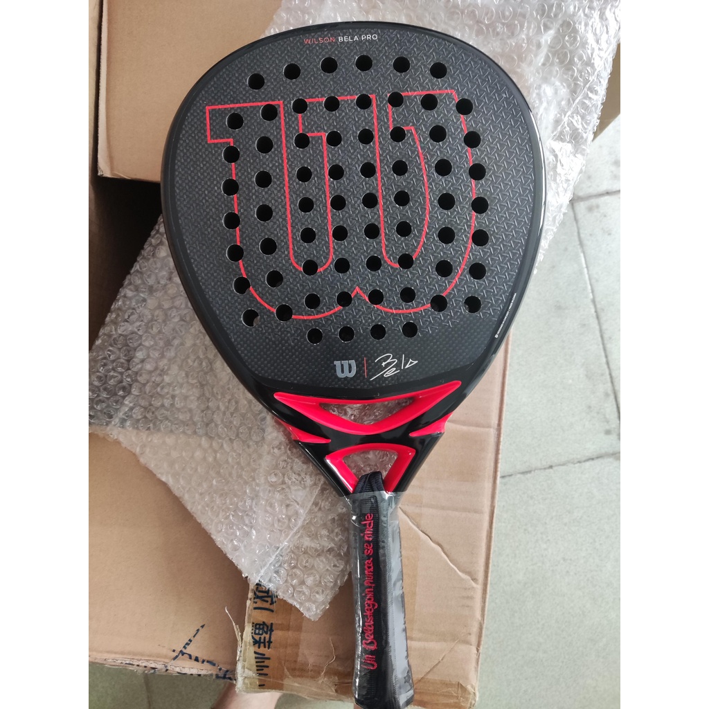 Padel Tennis Racket Professional Soft Face Carbon Fiber Soft EVA Face ...