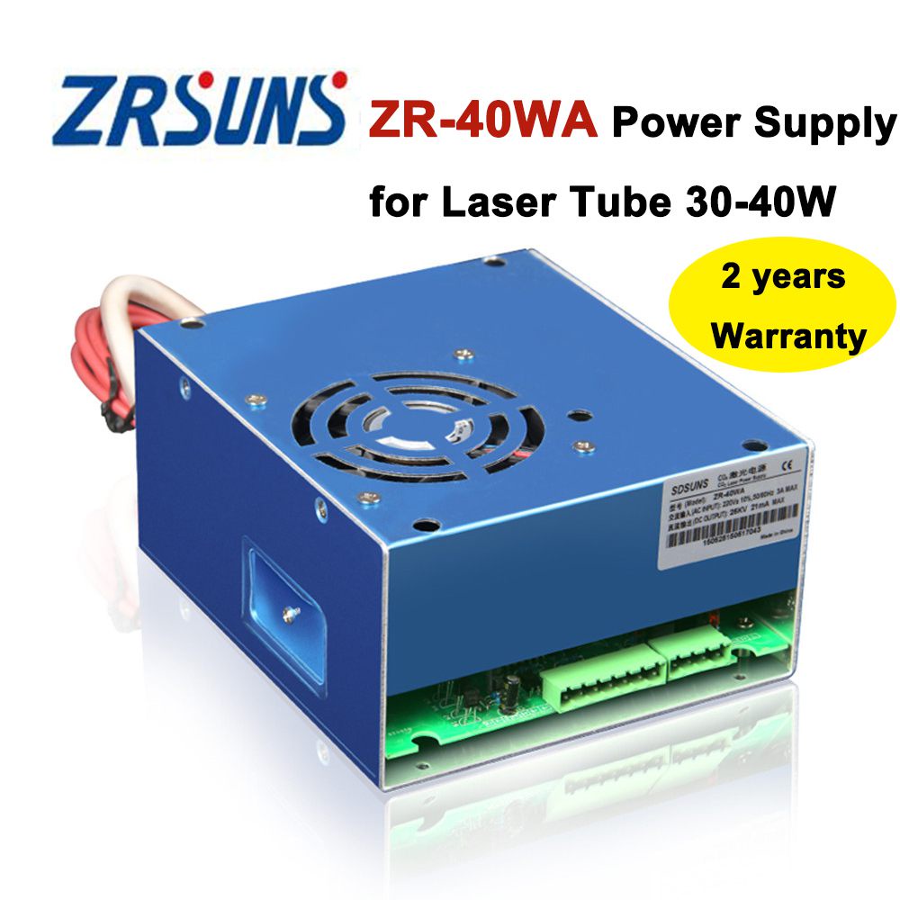 ZR-40WA Co2 Laser Power Supply 40w for Co2 Laser Engraving and Cutting ...