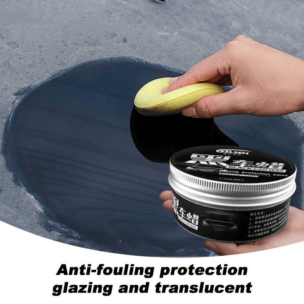 Black Wax Black Car Special Polishing Wax Anti-splashing Gold Zun Coating Black Wax Black Gold ...