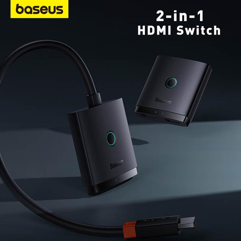 Baseus 2-in-1 Bidirectional HDMI Switch HDMI Splitter 4K HDMI Adapter ...