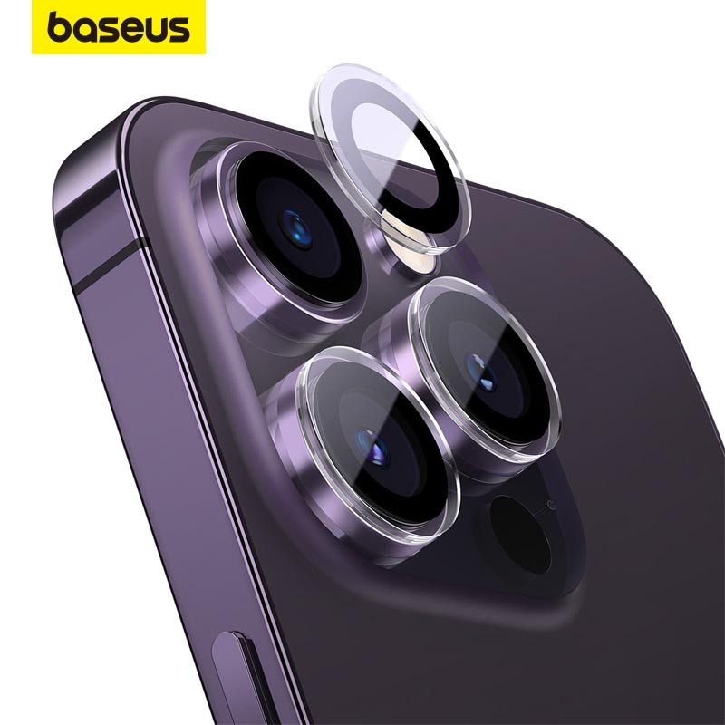 Baseus Glare Repelling Corning Glass Lens Protector For iPhone 14 Pro ...