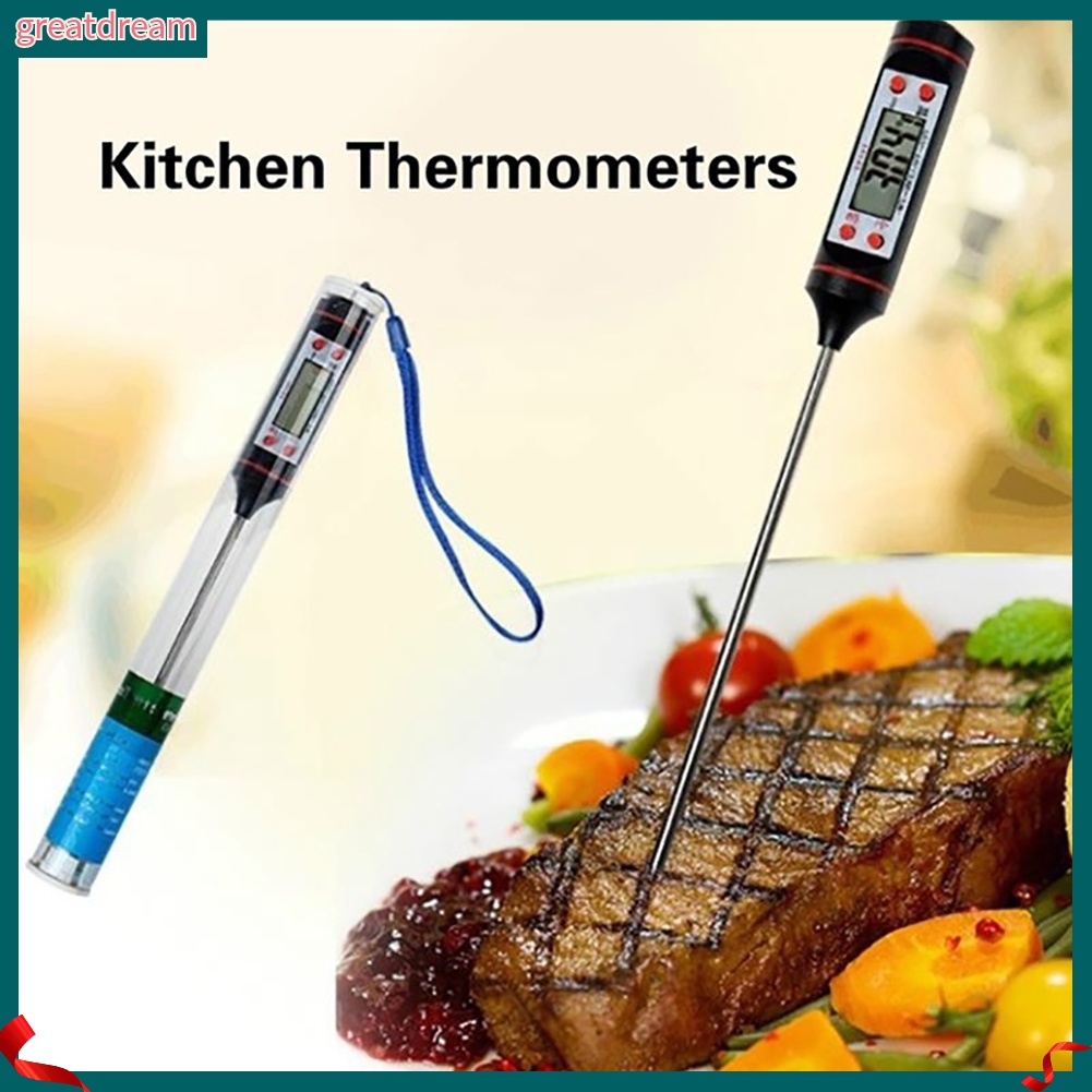 Kitchen Electronic Digital Thermometer Cooking Food Probe for Meat ...