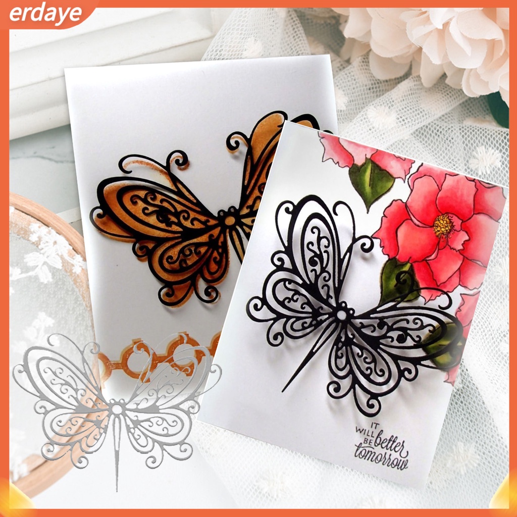 [erdaye] Butterfly Metal Cutting Dies DIY Scrapbooking Embossing Paper ...