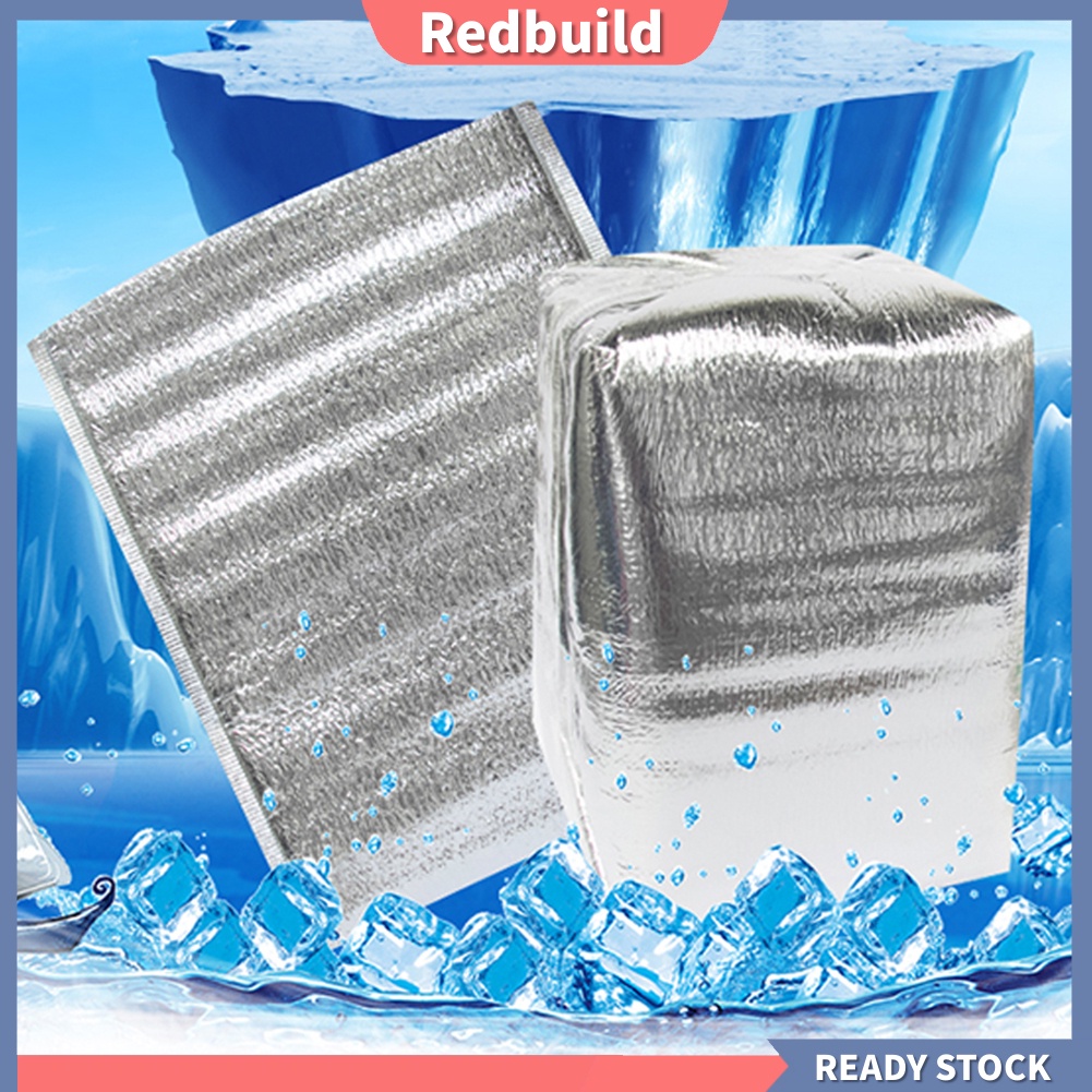 (redbuild) 20Pcs Lunch Bag Thermal Insulation Aluminum Foil Disposable ...