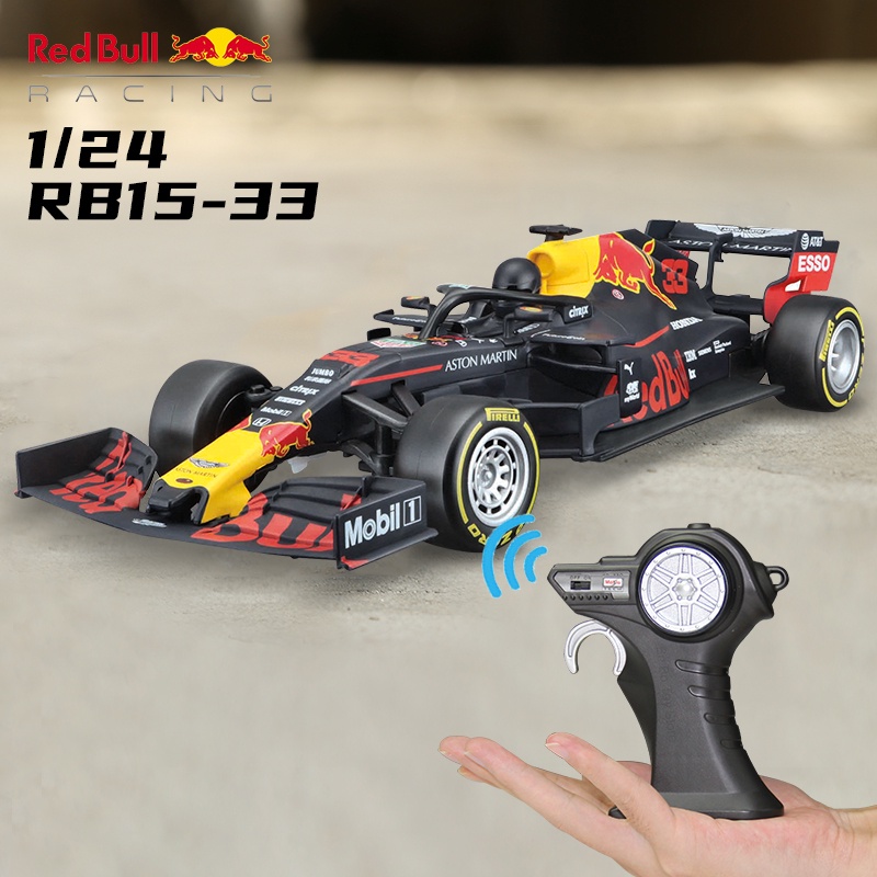 ۞MAISTO RC Car Toy 1/24 Genuine Red Bull Racing F1 Team Formula Car ...