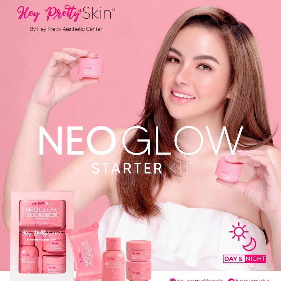 Rejuvenating Set by Hey Pretty Skin Neo Glow Anti-aging Whitening and ...