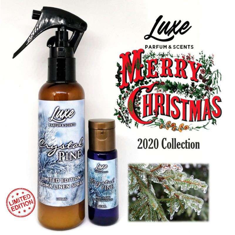 ☊CRYSTAL PINE Linen Spray & Water-soluble Aroma Concentrate by Luxe ...