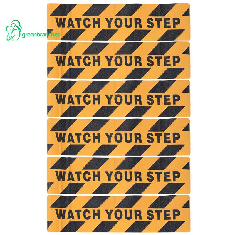 ┇6PCS Watch Your Step Floor Decal Sticker Premium Self-Adhesive Vinyl ...