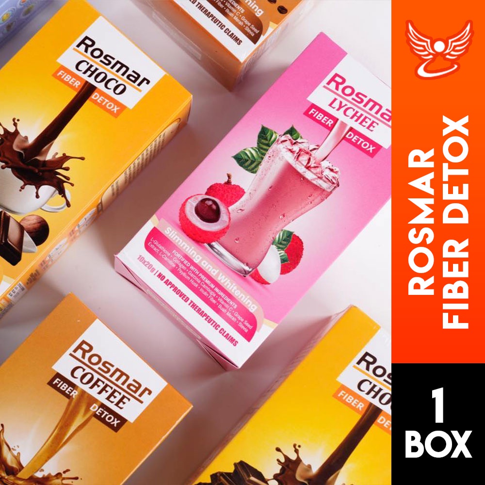 ☫Rosmar Detox Drink (Lemon Iced Tea, Coffee, Lychee, Choco) | Shopee ...