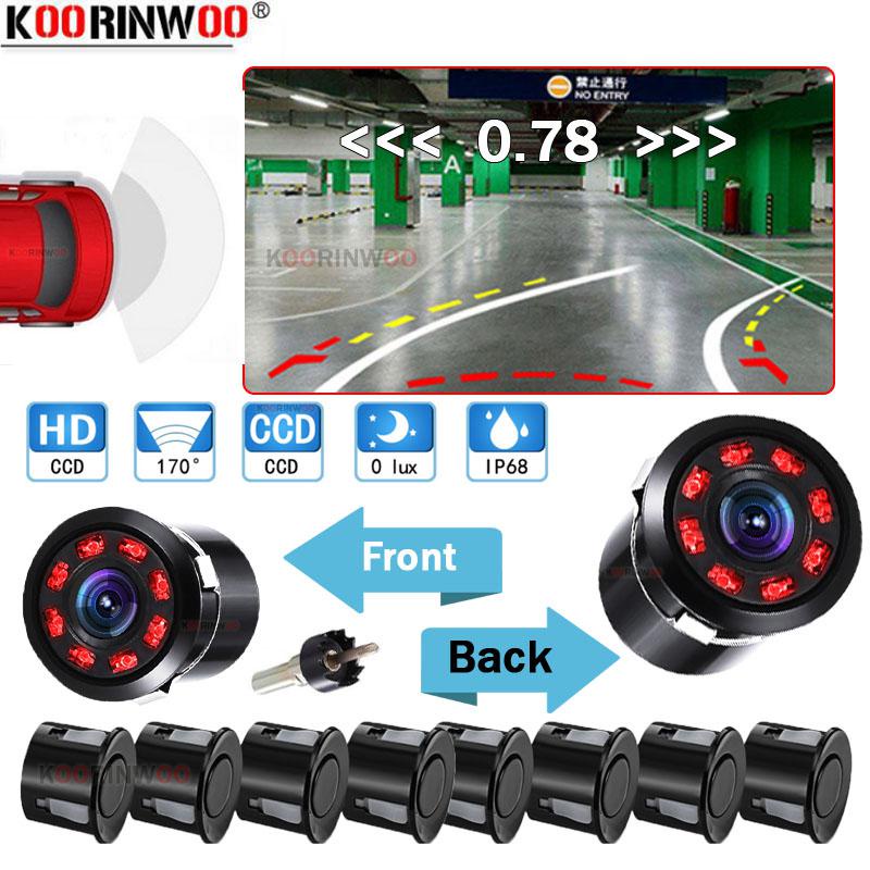 Koorinwoo Dual CPU CCD Intelligent System Vehicle Parking Sensors 8 ...