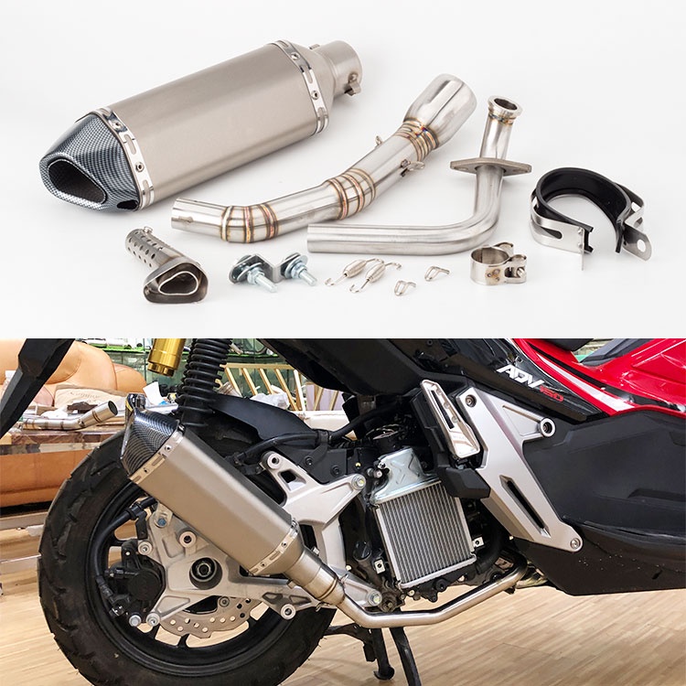 Motorcycle Modification Accessories ADV150 Exhaust Pipe ADV150 Front ...