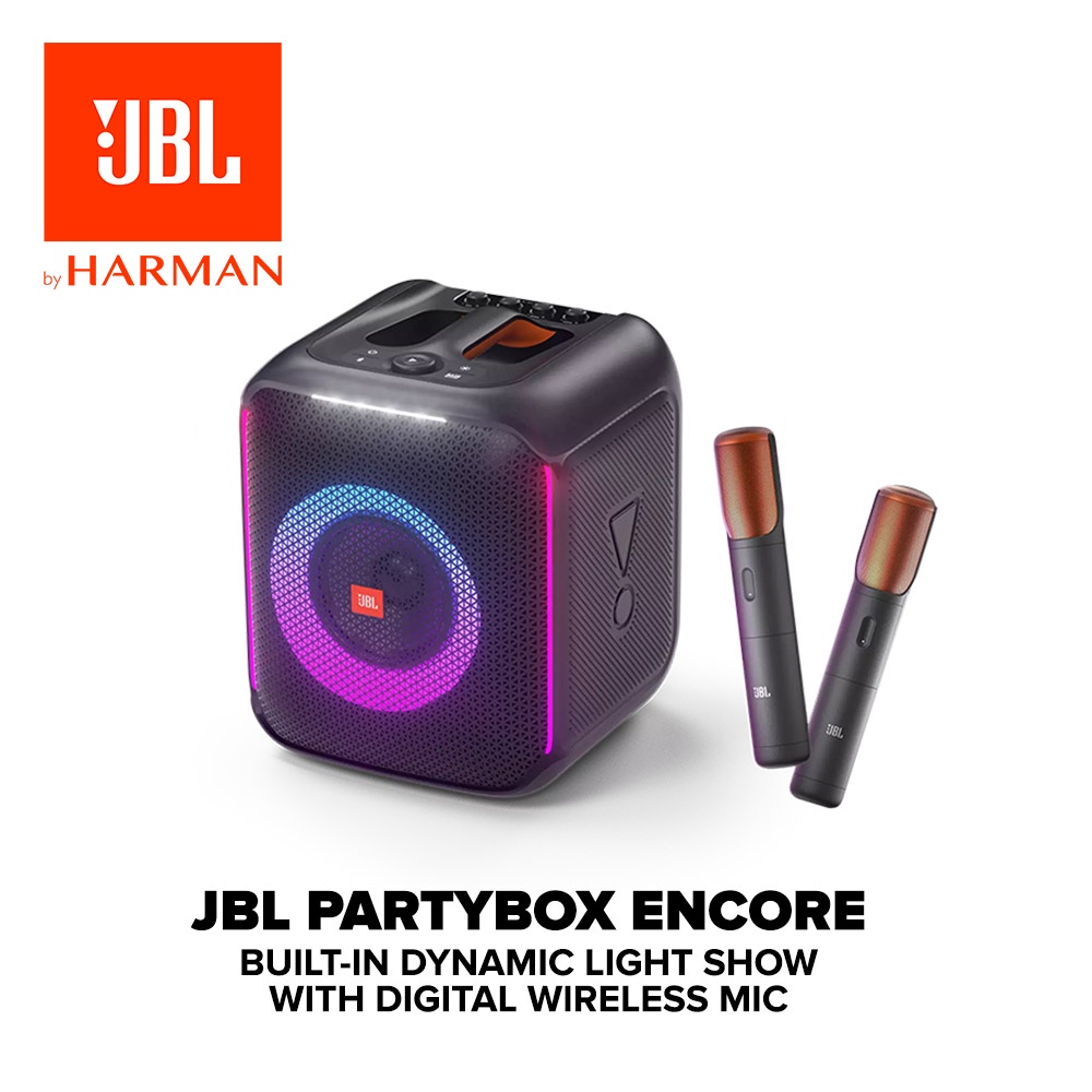 Harman JBL Partybox Encore - Built-in Dynamic Light Show, with digital ...