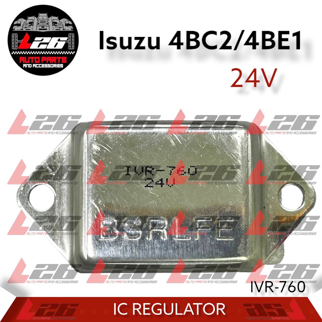 Isuzu 4BC2 4BE1 IC REGULATOR IVR-760 24v | Shopee Philippines