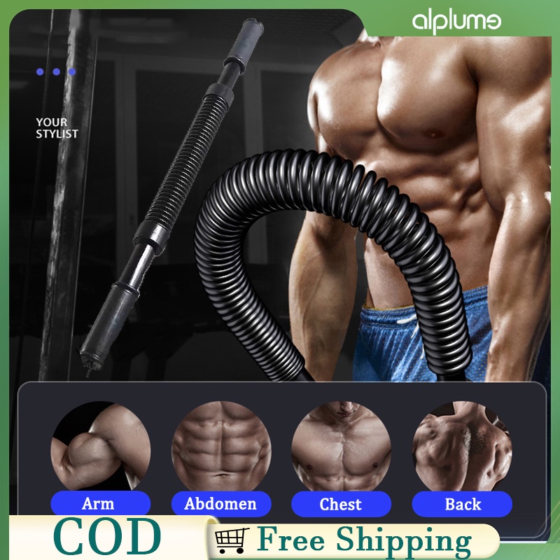 Alplume Power Arm Bar Twister Force Rod Spring Forearm Muscle ...