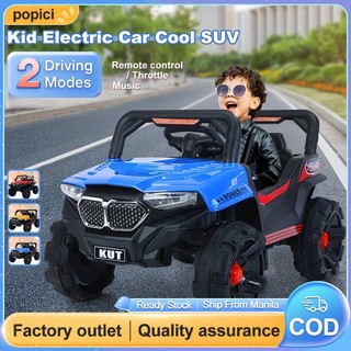 Children Electric Jeep Off-Road 4 Wheels Vehicle Super Jeep Kids Car ...