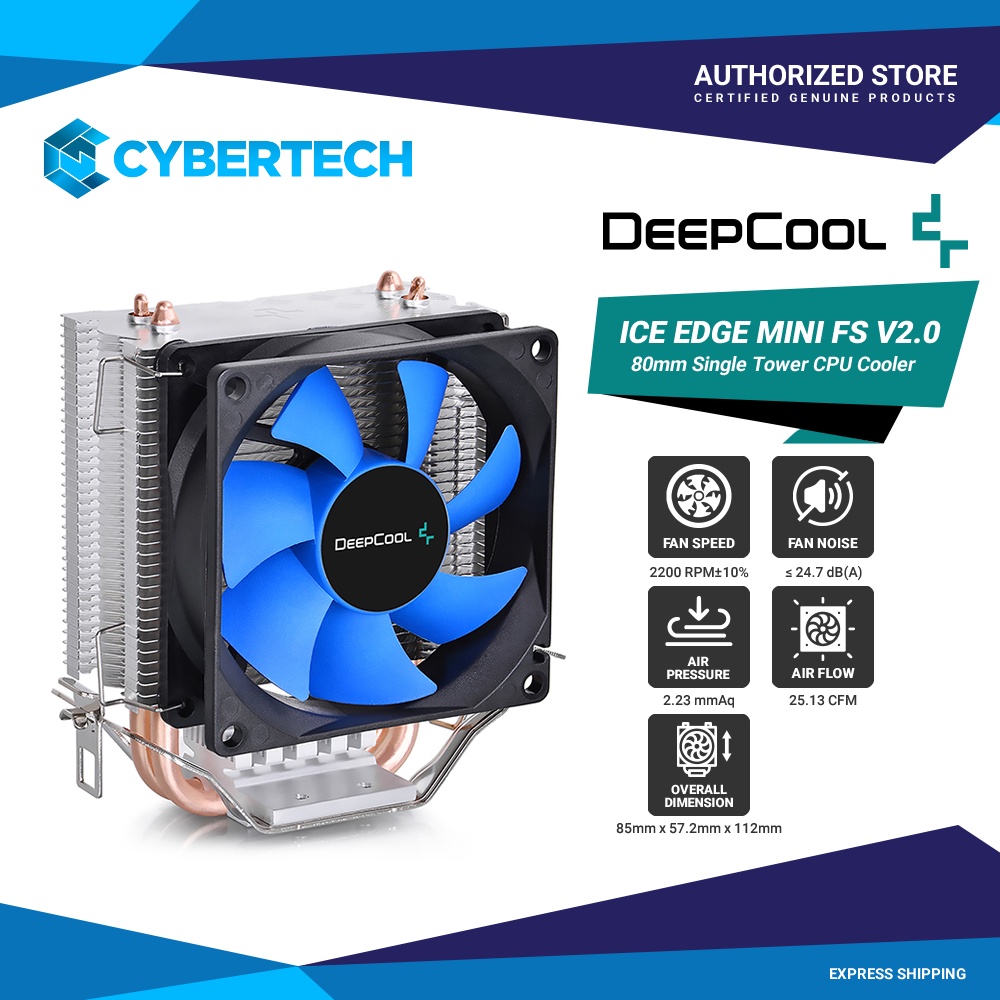 DEEPCOOL Ice Edge Mini FS V2.0 Heatsink Fan | Shopee Philippines