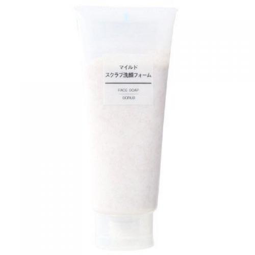 Mujirushi Ryohin MUJI Mild scrub face wash foam Large capacity 200g ...
