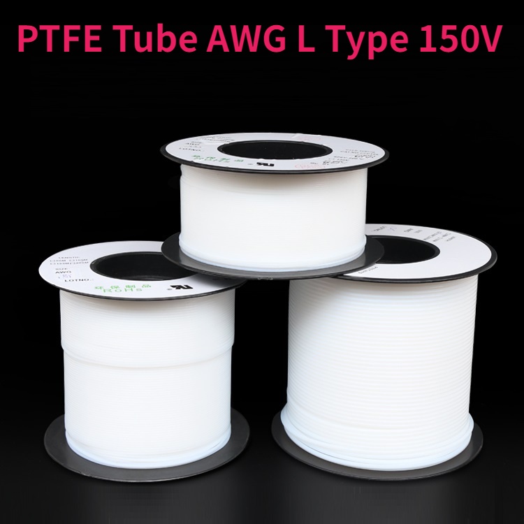 150V AWG L Type Translucent PTFE Tube PTFE Capillary Wall Thickness 0. ...
