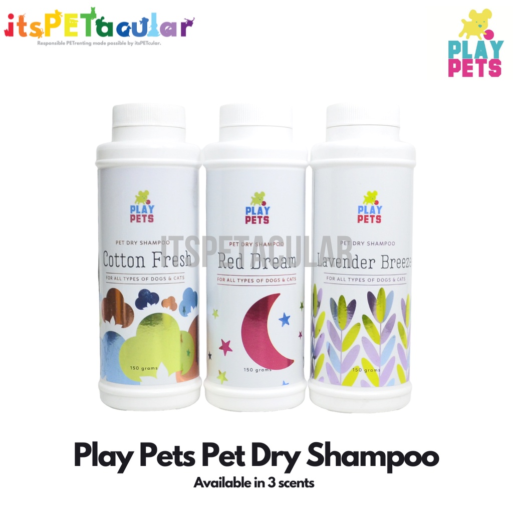 Play Pets Pet Dry Shampoo 150g (For Dogs and Cats) | Shopee Philippines