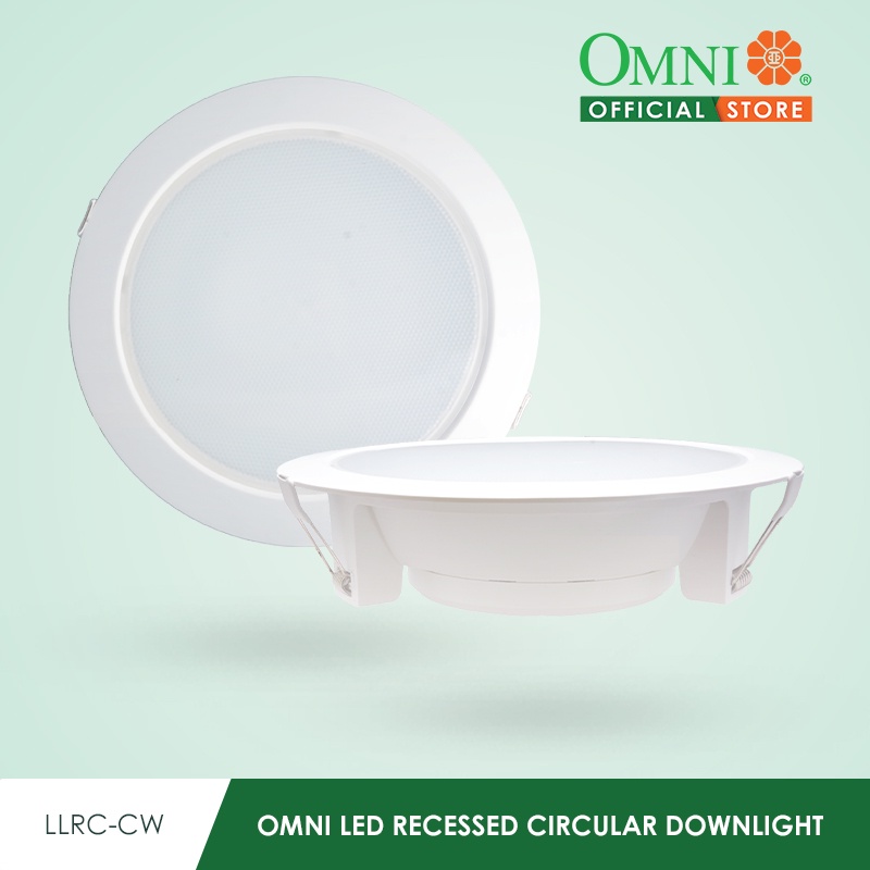 OMNI LED Recessed Circular Downlight LLRC - COOL WHITE | Shopee Philippines