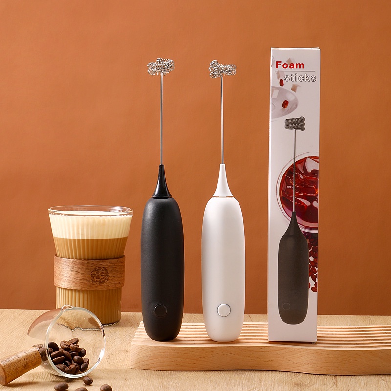 Electric Milk Foaming Frother Coffee Cappuccino Latte Espresso Cream ...
