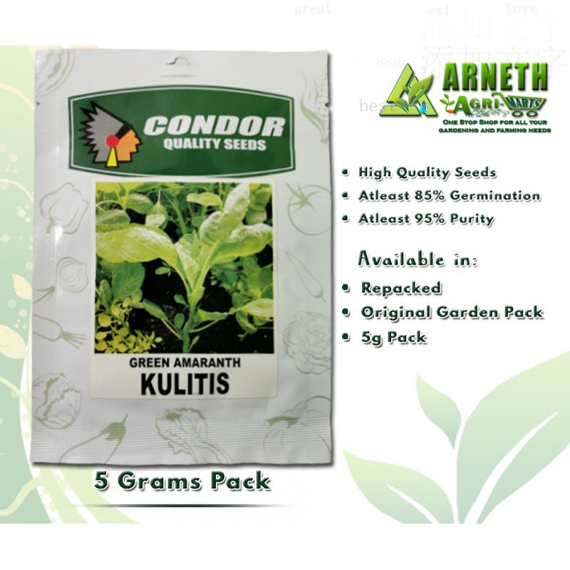 Green Amaranth Seeds for Planting Kulitis Amaranthus Chinese Spinach ...