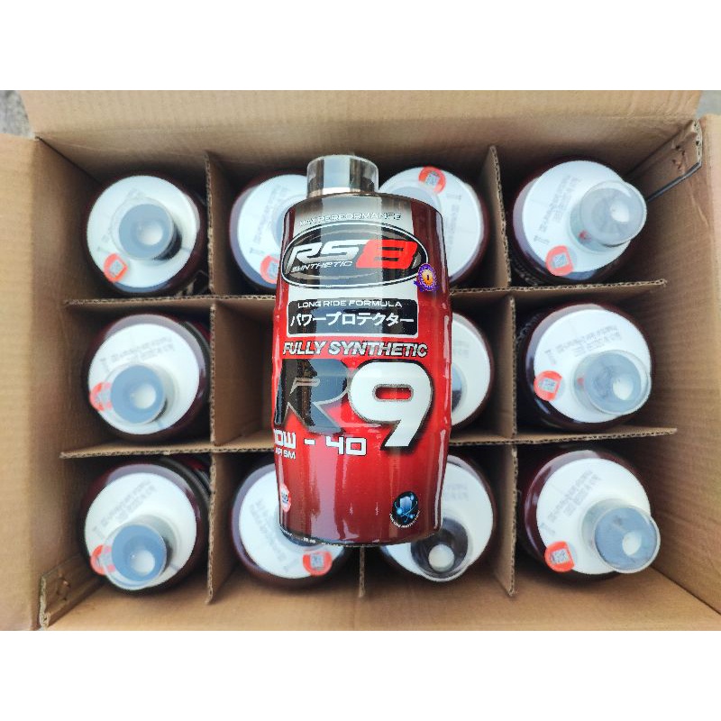 RS8 R9 Oil 10W-40 1L (1box 12pcs) Fully Synthetic 100% Original ...