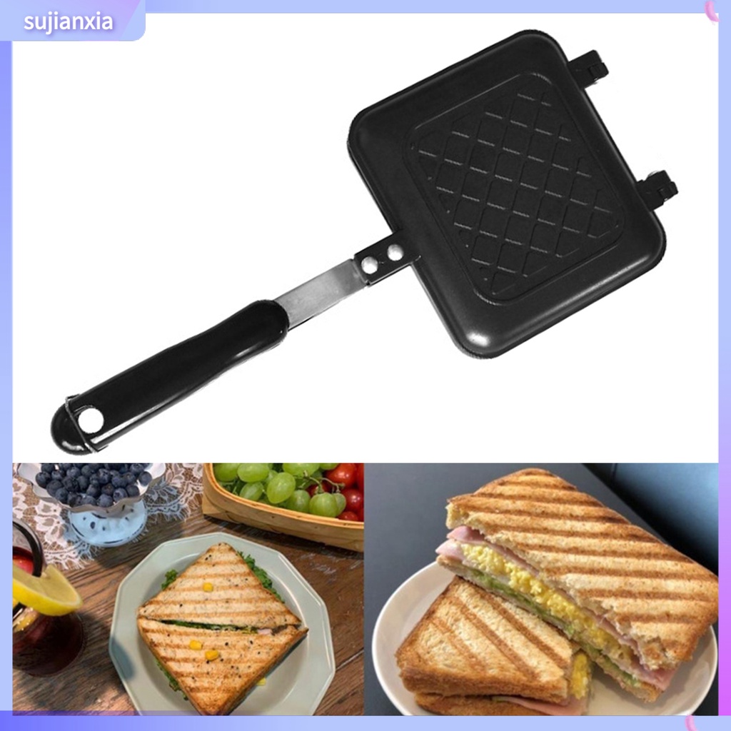 {sujianxia} Sandwich Frying Pan Double-sided Non-Stick Food Grade ...