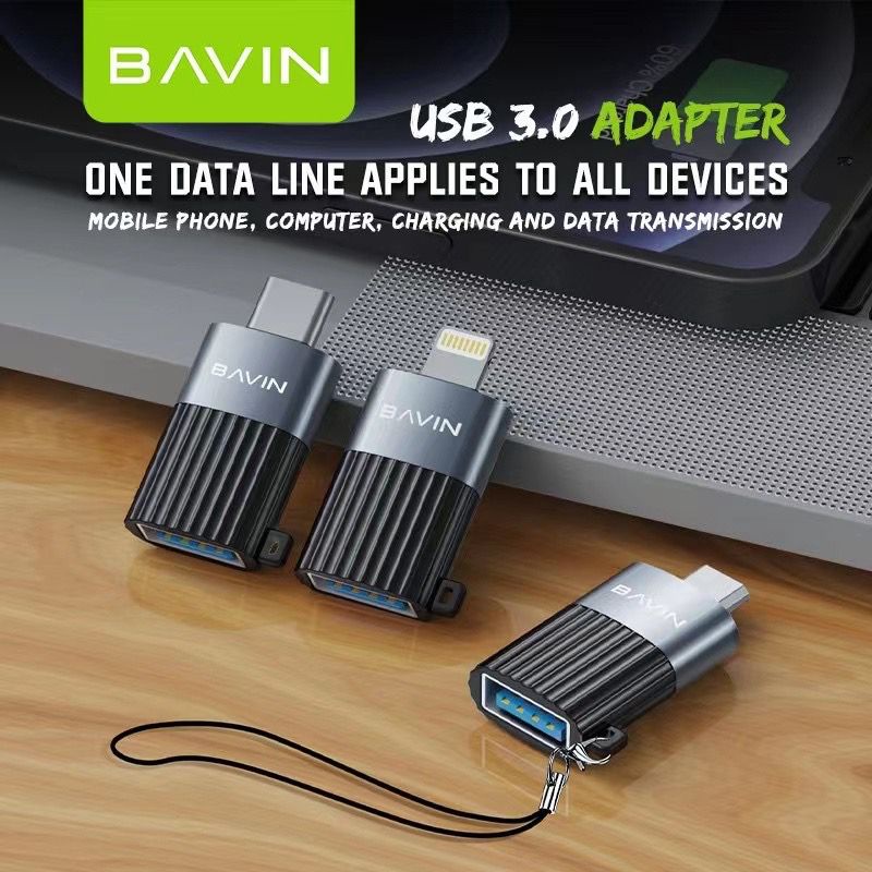 BAVIN USB 3.0 OTG Adapter Reader Charging And Data Transfer For Micro ...