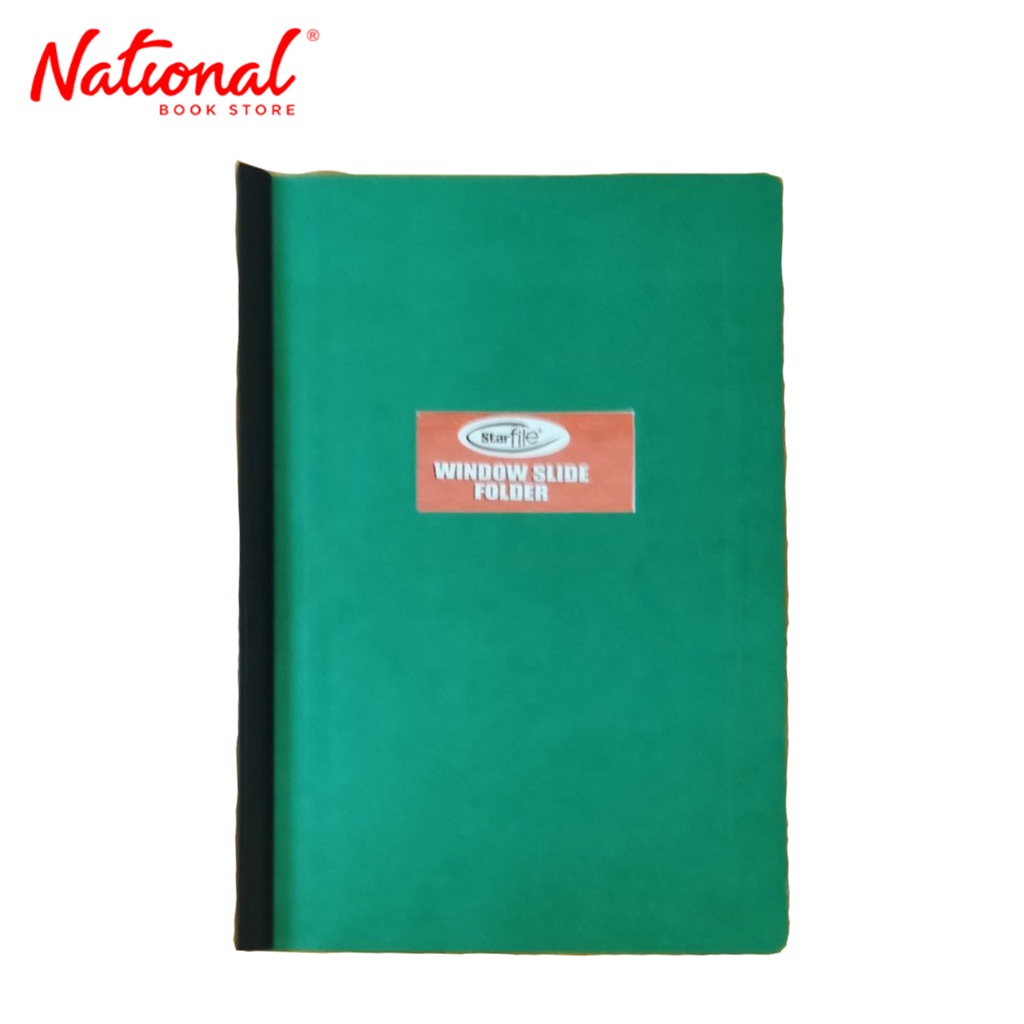 Starfile Folder Report Cover With Slide Long Deep With Window Green ...