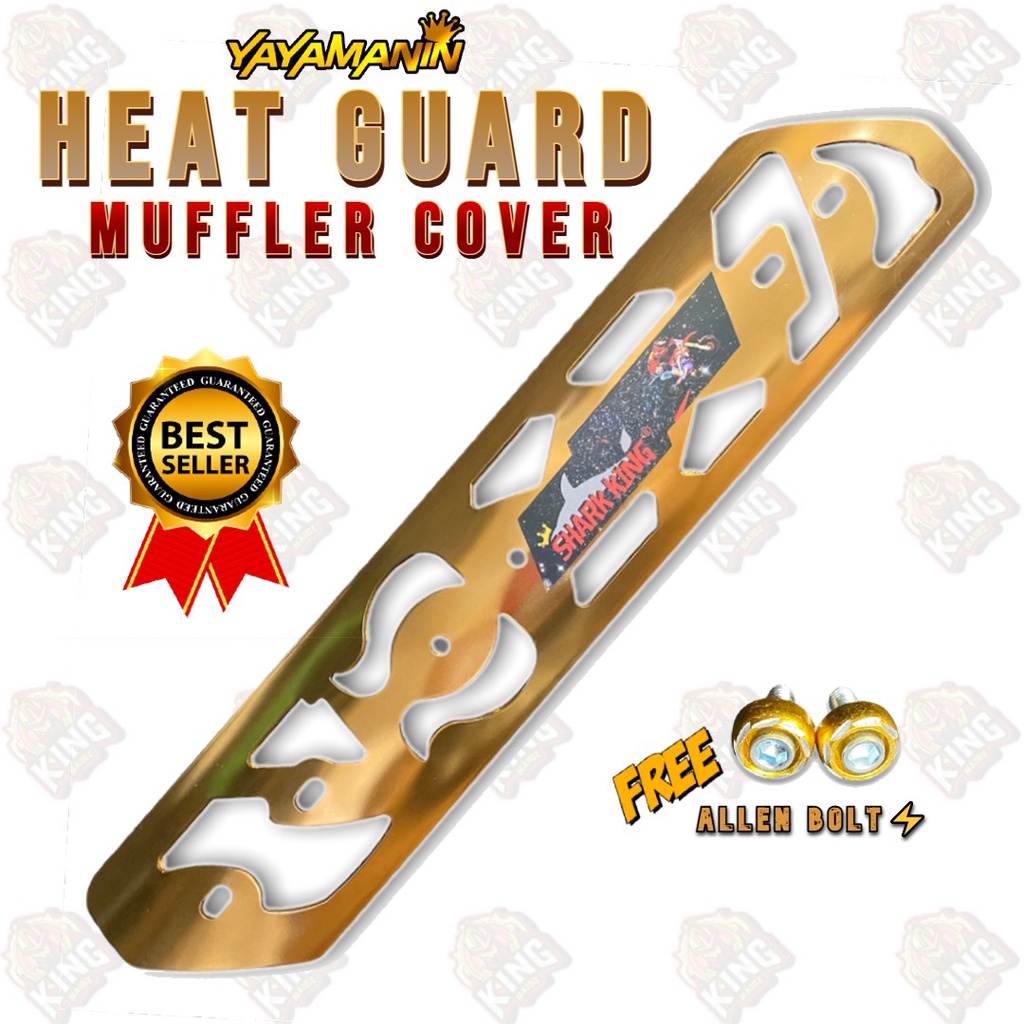 Honda PCX 160 | Motorcycle Heat Guard Muffler Cover Alloy Universal fit ...