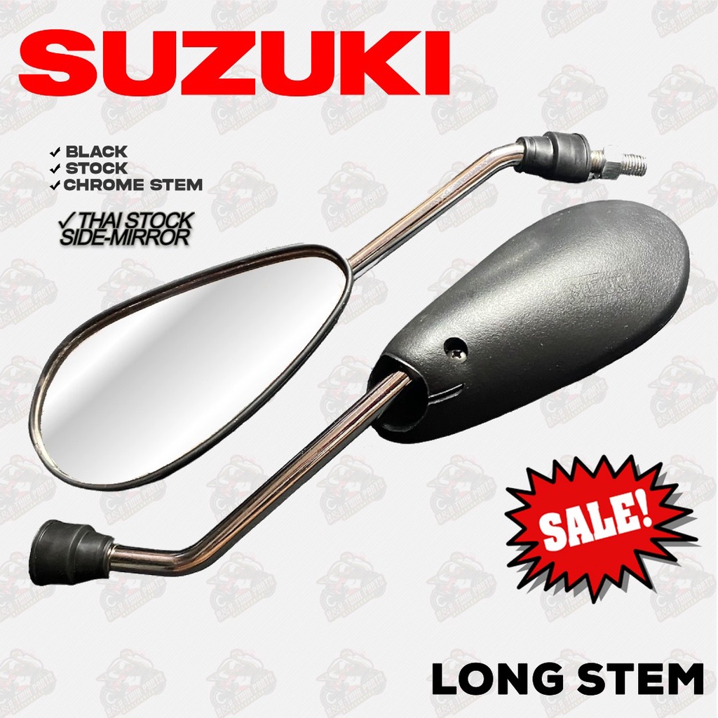RAIDER R150 CARB | MOTORCYCLE SUZUKI THAI SIDE MIRROR CHROME LONG STEM ...