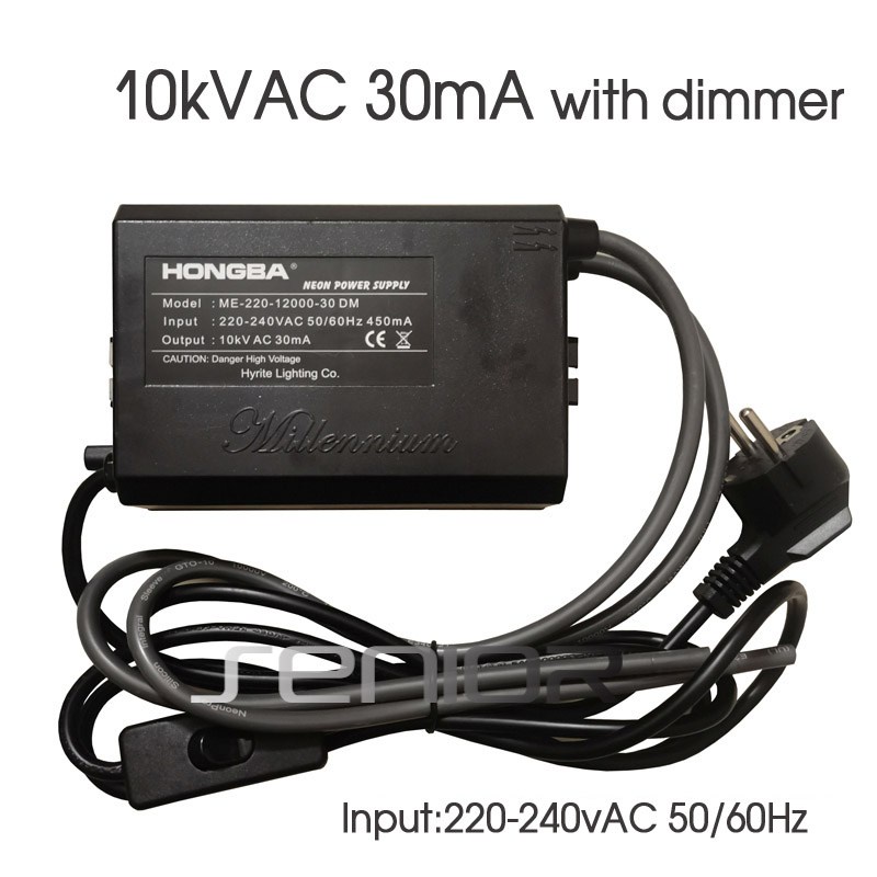 Output 10kV 30mA Neon Sign Transformer Power Supply Rectifier With a ...