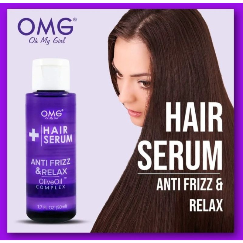 Omg Hair Serum Anti-frizz and Relax 50ml | Shopee Philippines