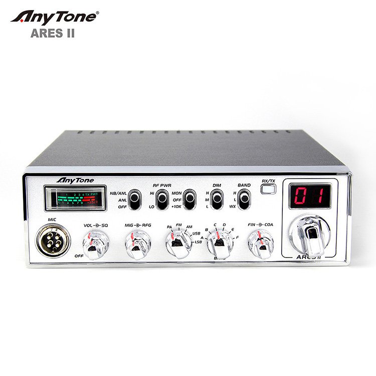 AnyTone ARES II AM FM SSB 27Mhz CB Radio 25.615-30.105 MHz Ham Radio ...
