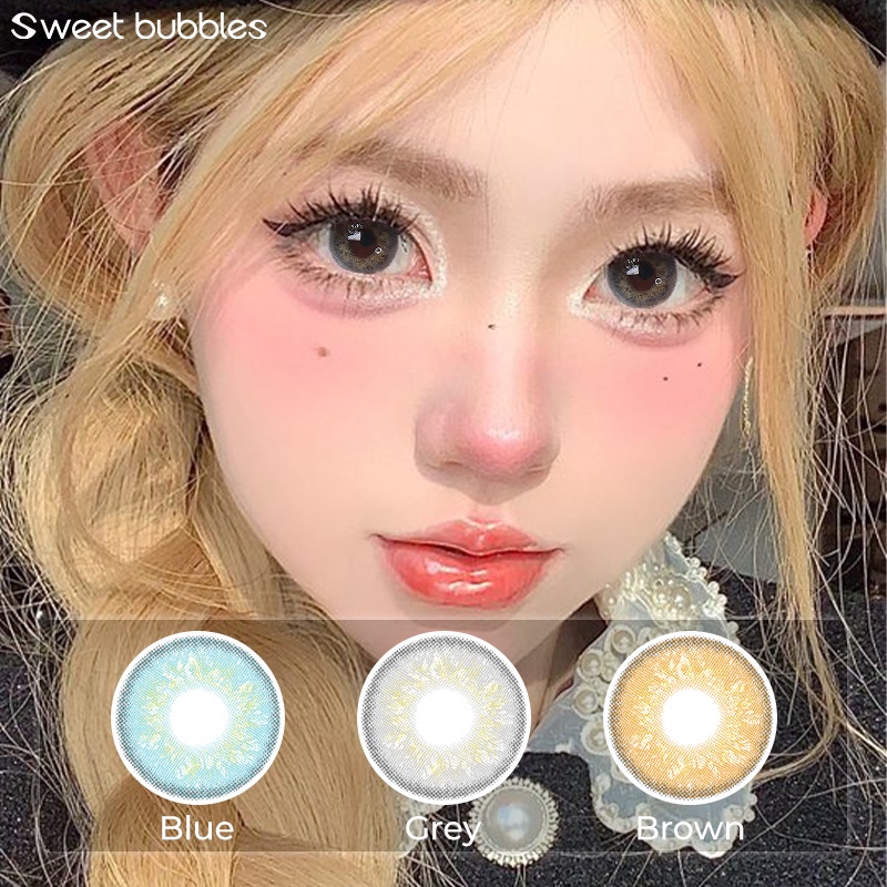 (COD&Ready stock)Eye Contact lens Soft Graded Contact lenses 1 Pair ...