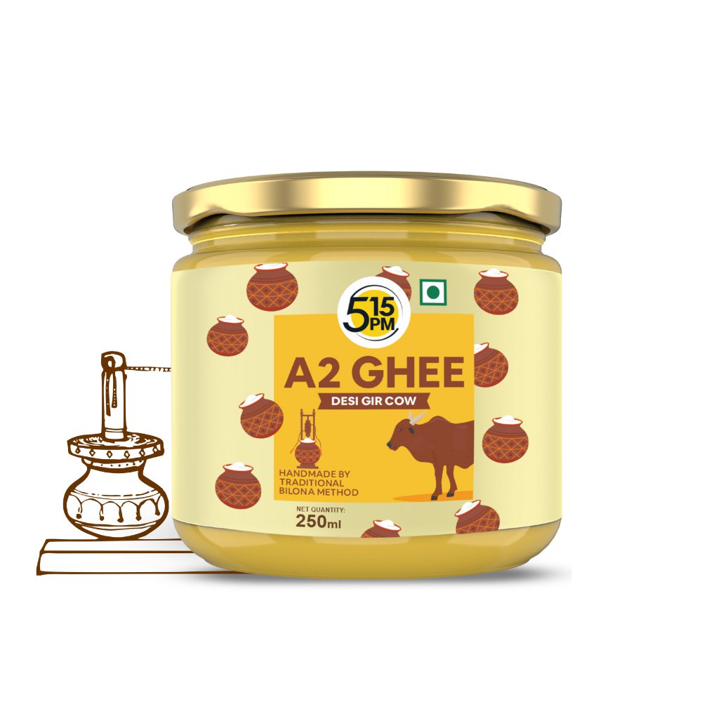 A2 Ghee Organic | Desi A2 Gir Cow Ghee /Handmade Curd Churned/ Pure A2 ...