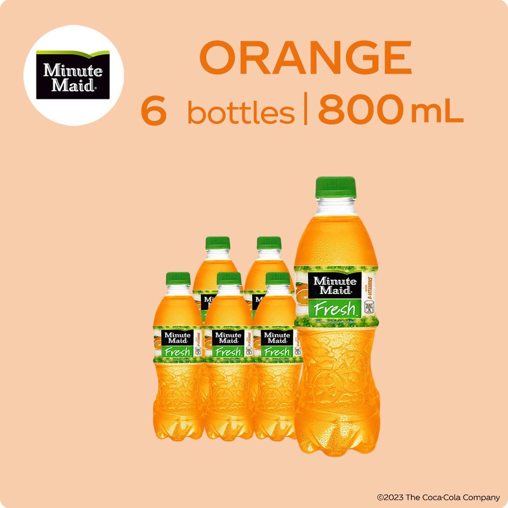 Minute Maid Fresh Orange 800mL - Pack of 6 | Shopee Philippines