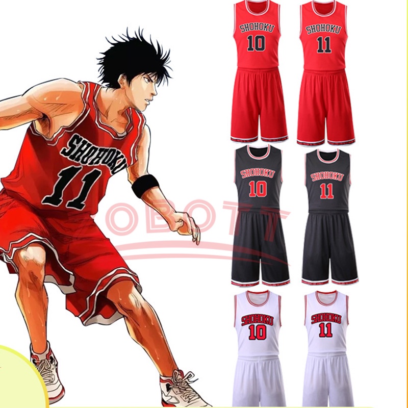 Slam Dunk Cosplay Kaede Rukawa Sakuragi Hanamichi Cosplay Costume Anime ...