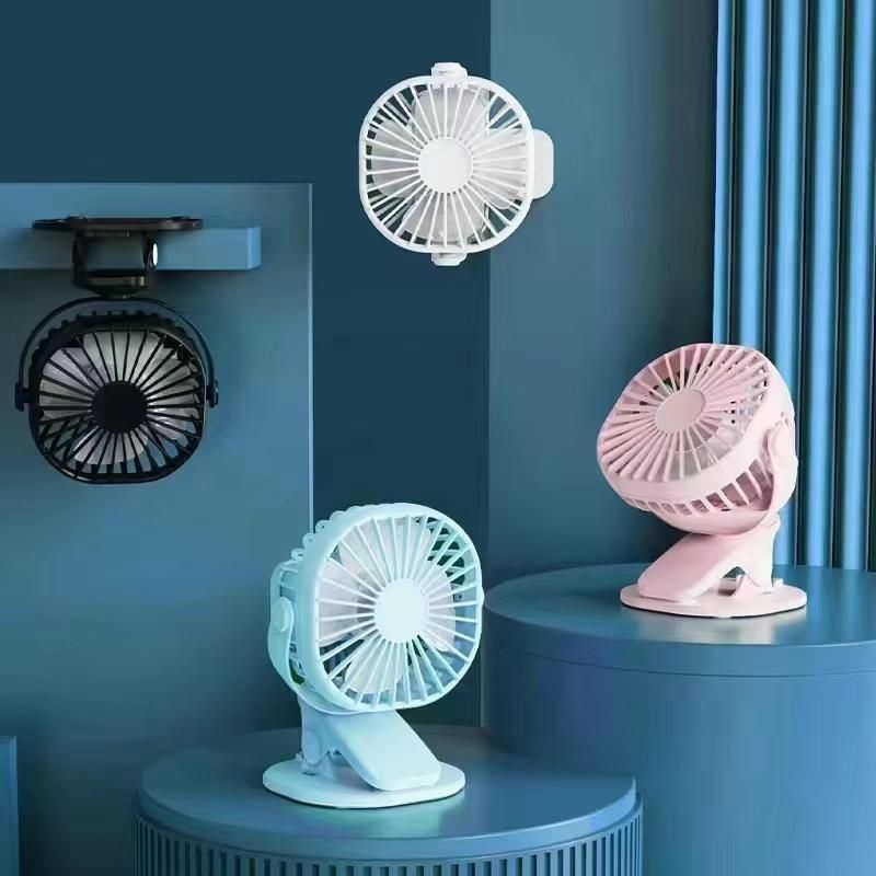 USB small fan mini recharged portable desk clip fan ultra light tone ...