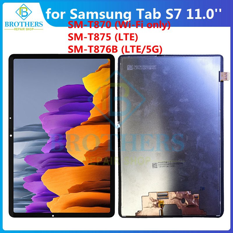 For Samsung Galaxy Tab S7 11'' 2020 Sm-t870 Sm-t875 T876b Lcd Dispaly ...