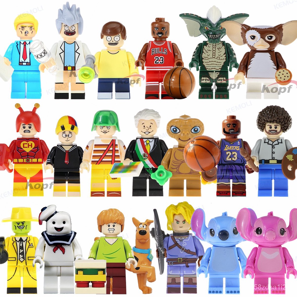 Famous People Movie Anime Cartoon Game Series KF Block Mini Action ...