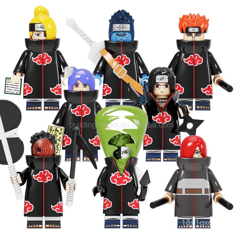 CY1005 Japanese Anime Hidan Uchiha Zetsu Yahiko Kabuto Konan Tobi Mini ...