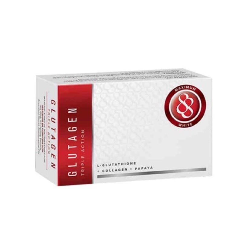 GLUTAGEN TRIPLE ACTION SOAP by M88 (L-Glutathione Collagen Papaya ...