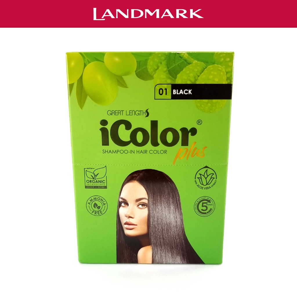 iColor Plus Shampoo-In Hair Color 30ml 5+1 Free | Shopee Philippines